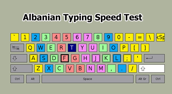 Albanian Typing Test Online ️ Typing Tutor ️ Typing Master